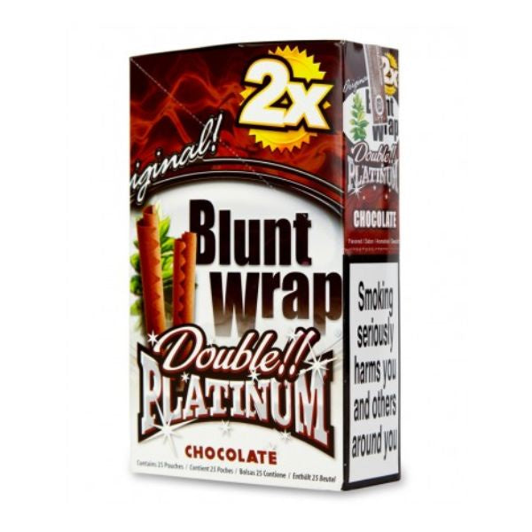 Platinum Blunt Wrap Chocolate (Box of 25x2) — Grow Guru