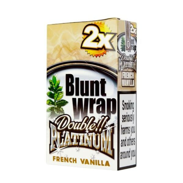Platinum Blunt Wrap French Vanilla (Box of 25x2) — Grow Guru