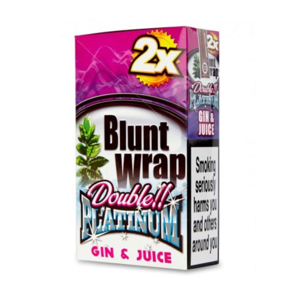 Platinum Blunt Wrap Gin & Juice (Box of 25x2) — Grow Guru
