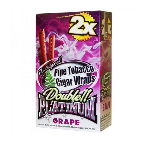 Platinum Blunt Wrap Grape (Box of 25x2) — Grow Guru