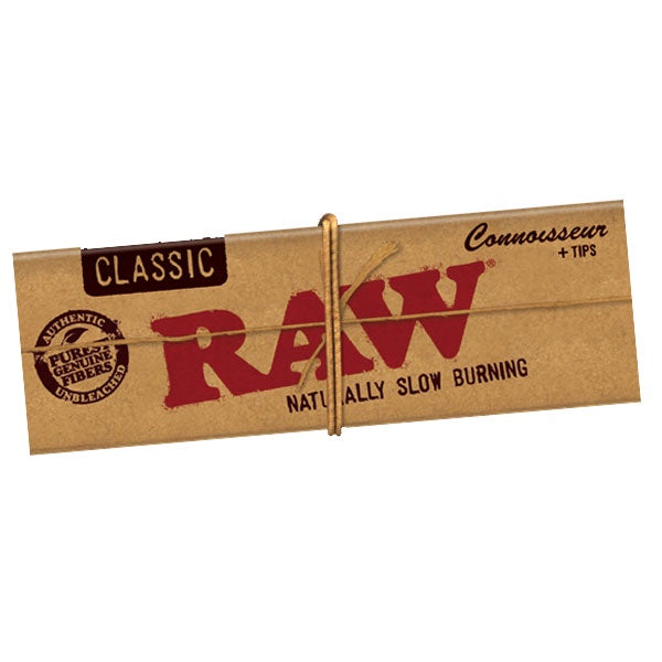 RAW Classic Connoisseur Kingsize + Tips — Grow Guru