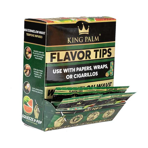 King Palm - Flavor Tips Watermelon Wave (Box 50x2) — Grow Guru